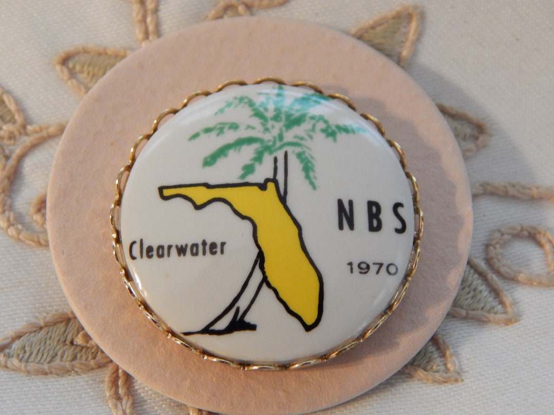 NBS 1970 Clearwater Florida Button - Etsy