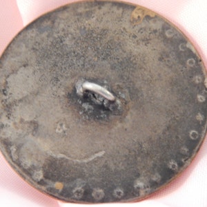 Dark Blue Enamel 18th Century Button With Paste Brilliants in the ...