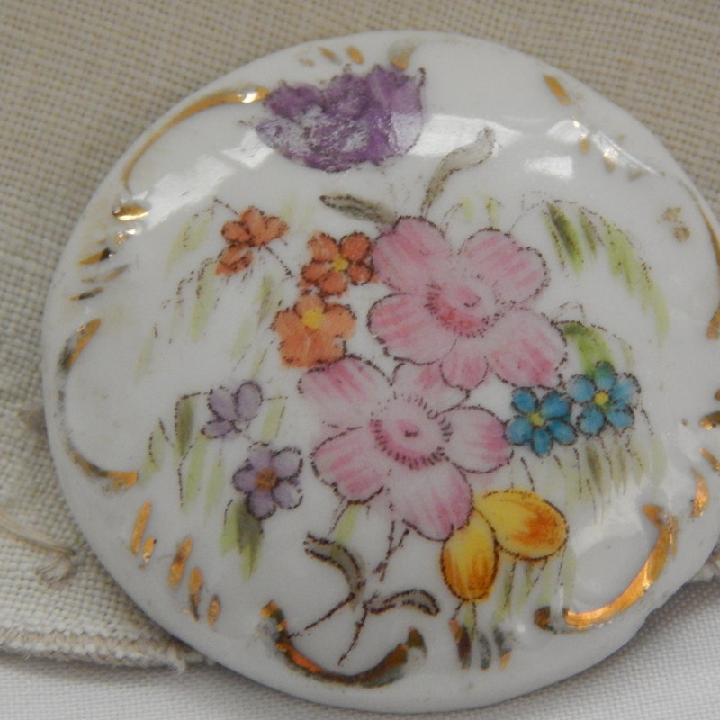Porcelain Buttons - Etsy