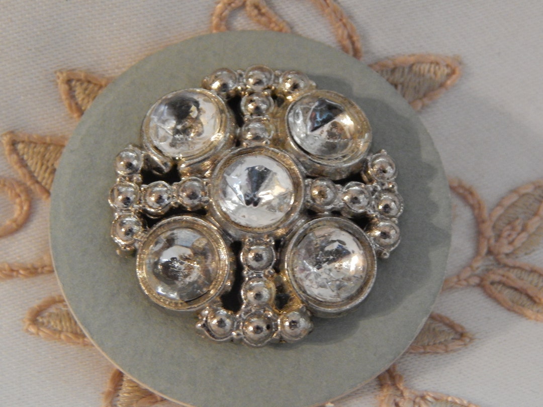 Openwork Glitz Vintage Fashion Button - Etsy