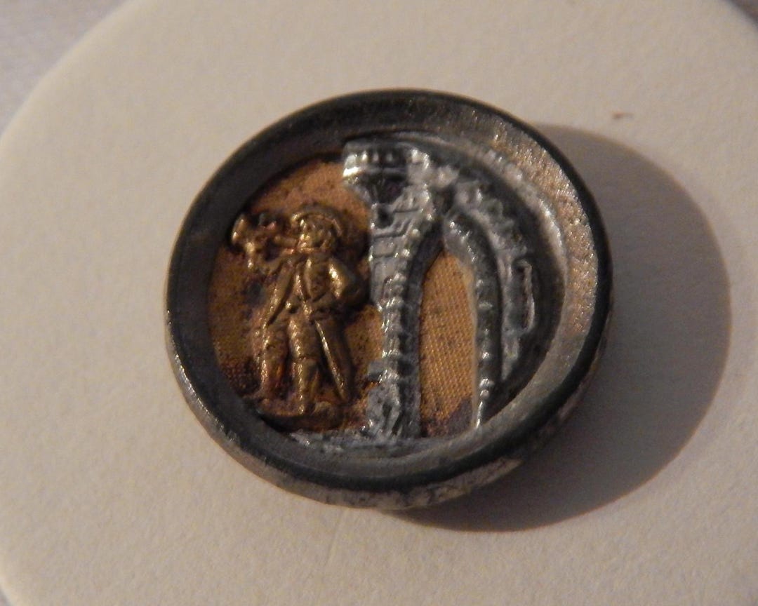 The Trumpeter - Small Picture Button - Etsy