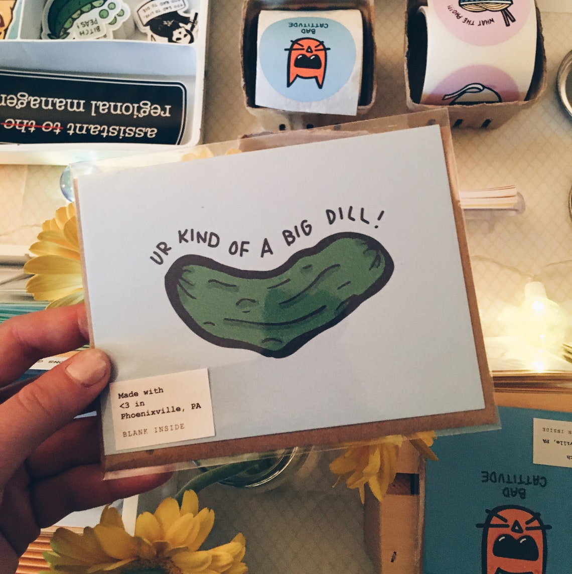 Ur Kind of a Big Dill A2 Greeting Card 5.5x4.25 | Etsy