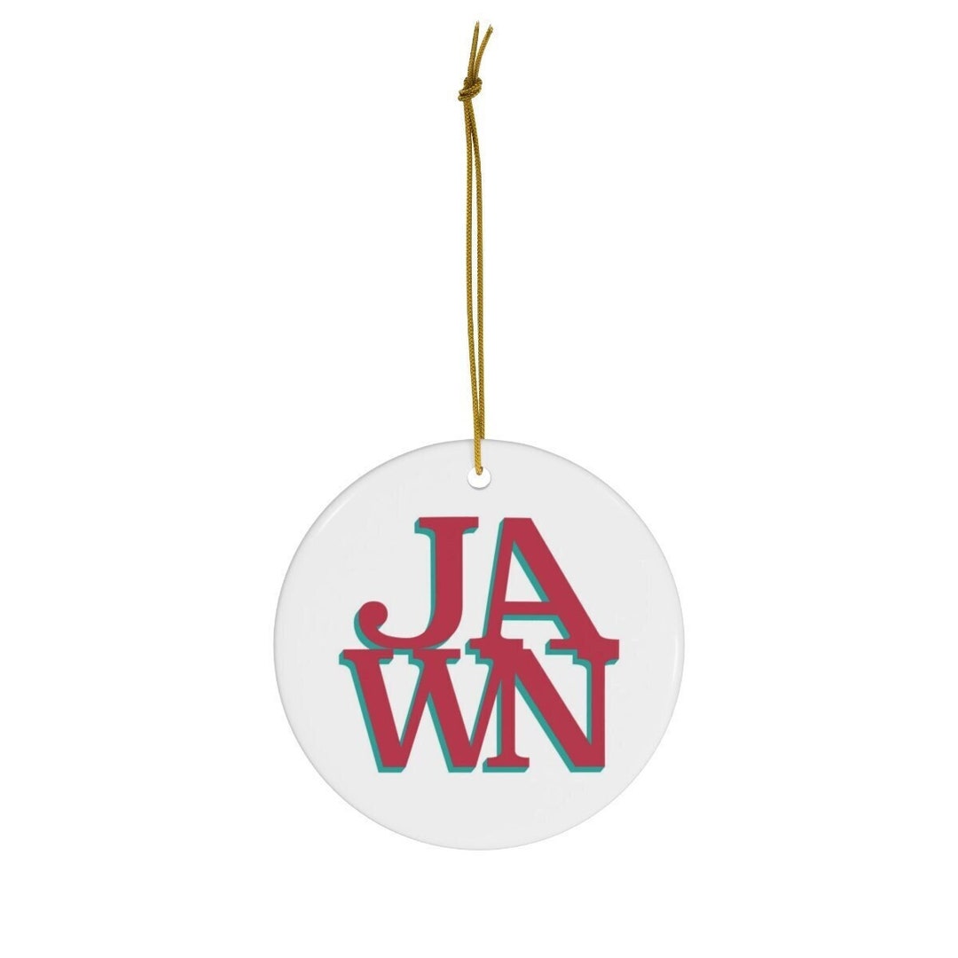 JAWN Ceramic Ornament ~ Philly Philadelphia Love Park - Etsy