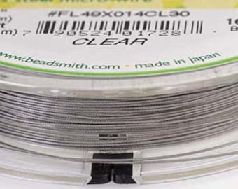 Beadalon Bead Stringing Wire 49 Strand 30/100 FT. Bright - Etsy