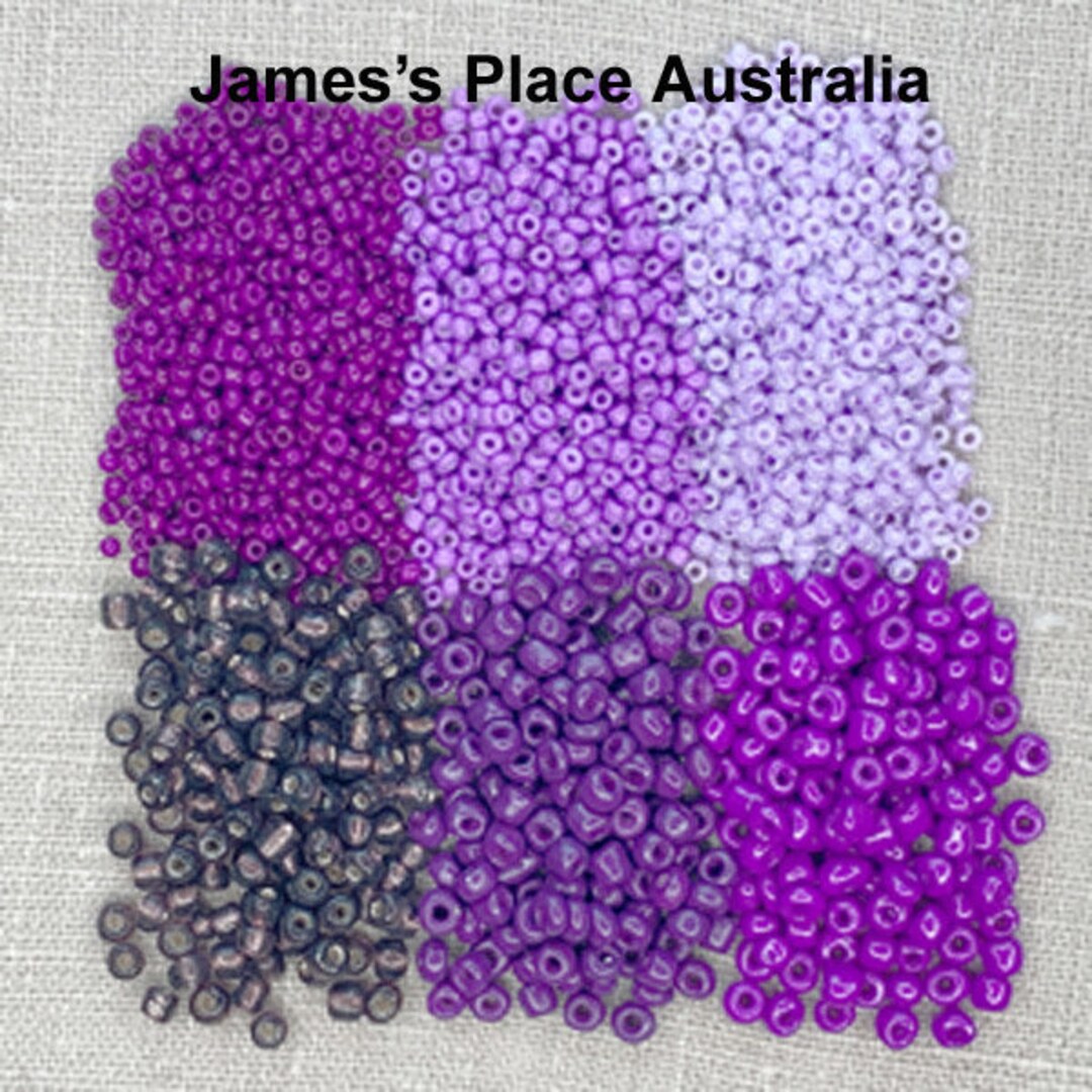Seed Bead Packs - Assorted Colours & Sizes - Etsy