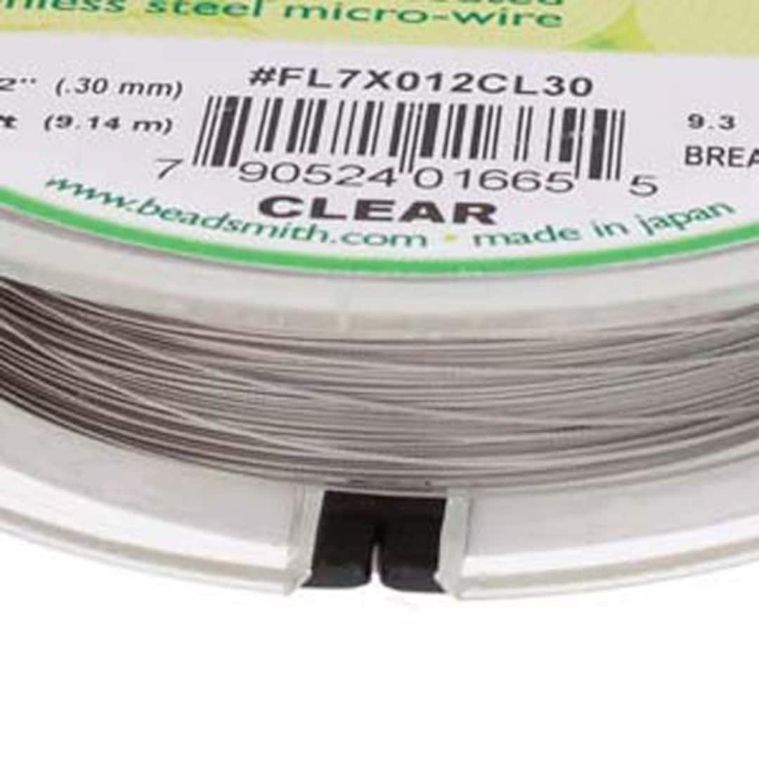 Flex-rite - 7 Strand Beading & Jewellery Wire - Clear (steel Colour ...