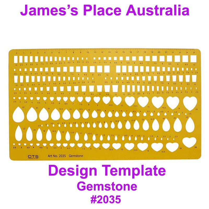 Templates Lapidary Jewellery Gemstone Craft - Etsy