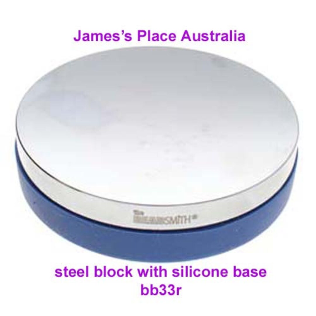Steel Bench Block With Silicone Base - Etsy