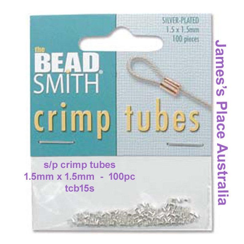 Crimp Tubes - Mixed Sizes & Colours - Etsy Australia