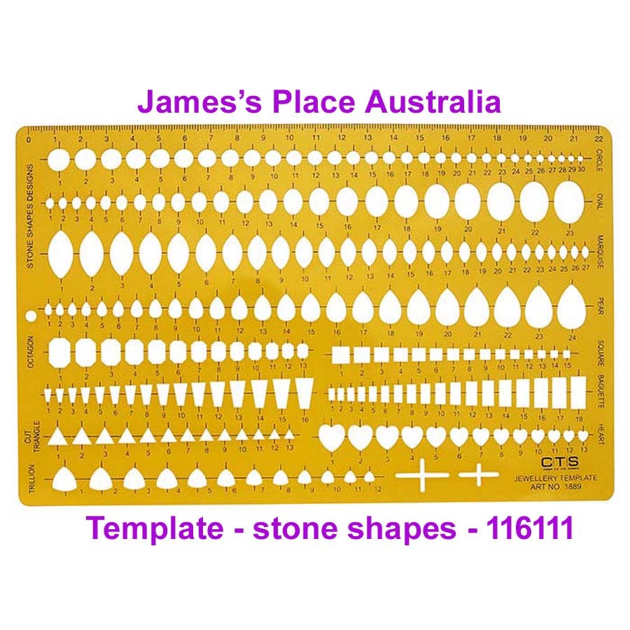Templates Lapidary Jewellery Gemstone Craft - Etsy