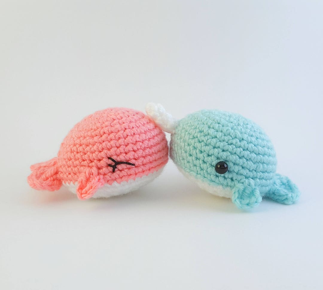 Crochet Whale & Narwhal Amigurumi Pattern: 2-in-1 Baby Toy (PDF Pattern ...
