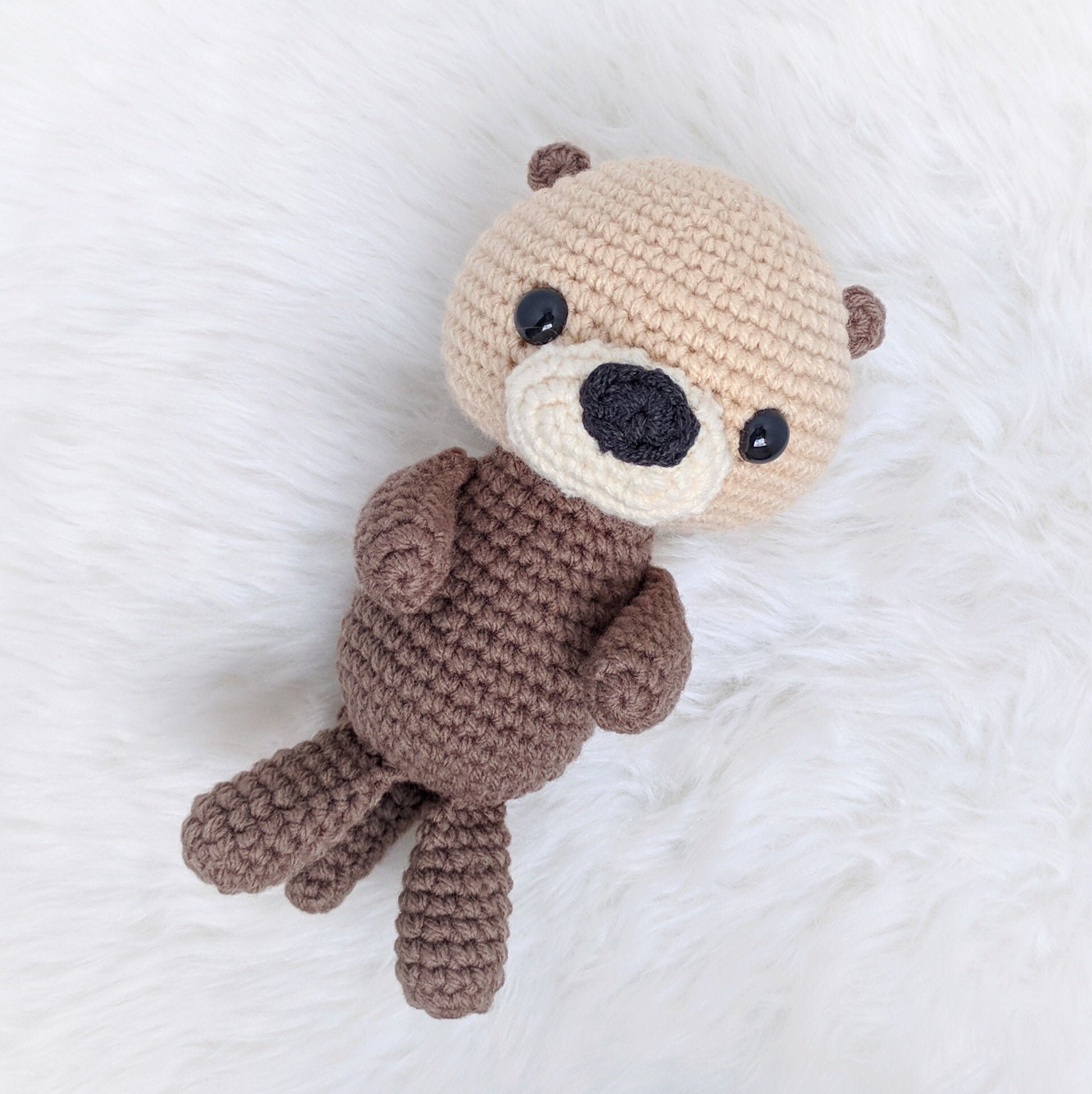 CROCHET PATTERN: Otter Family Amigurumi Pattern Written in | Etsy