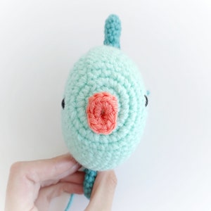 Crochet Fish Pattern, Sunfish, Mola Mola Amigurumi Pattern, Summer Fish ...