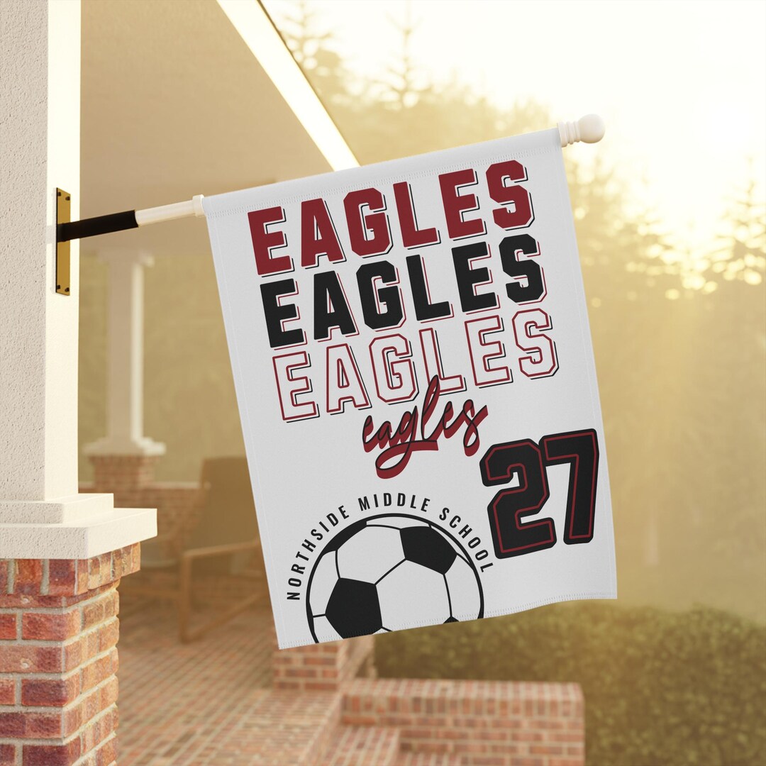 Custom Flag Soccer Mom Personalized School Sign Yard Decoration Mascot ...