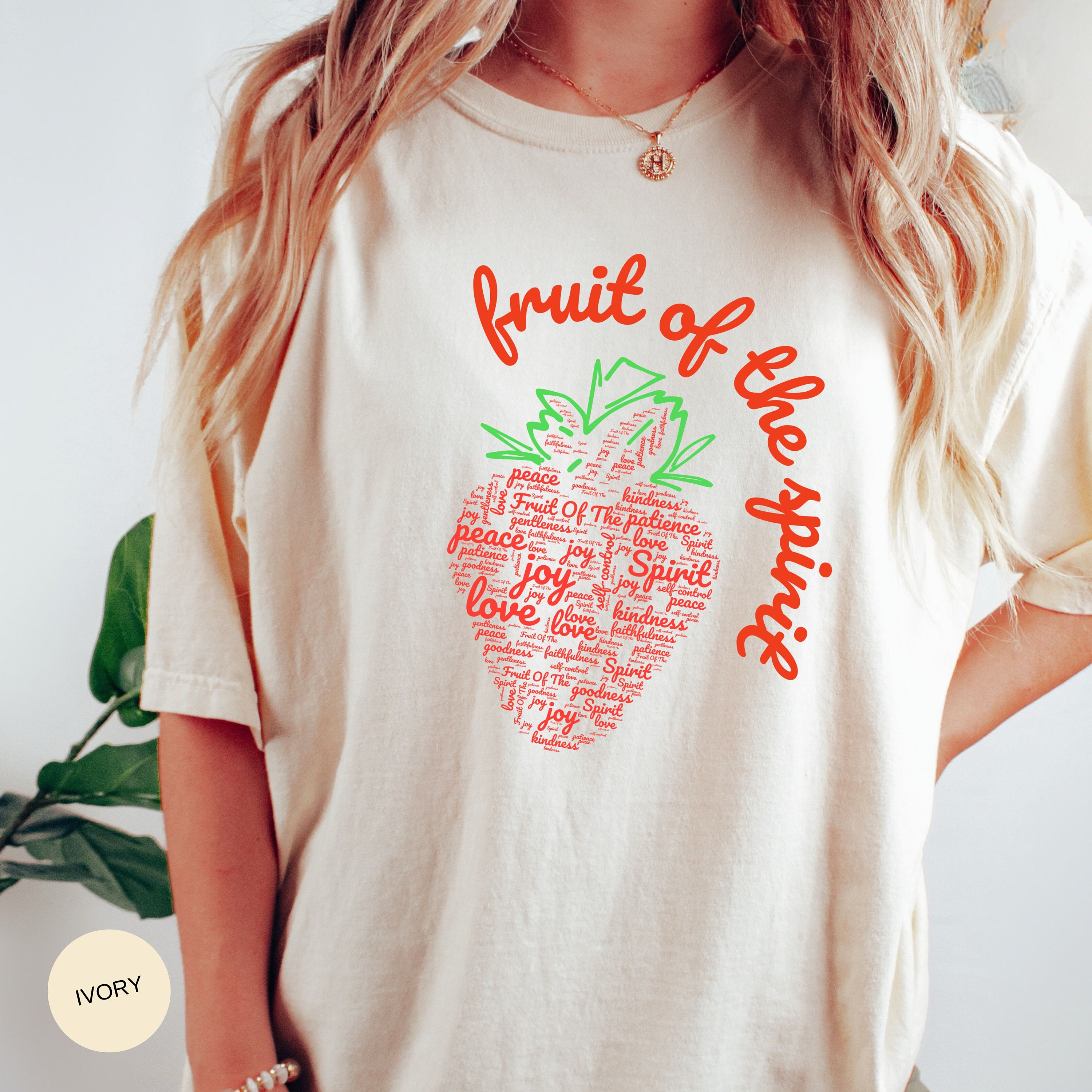 Fruit of the Spirit Strawberry Bible Verse Shirt Gift for - Etsy