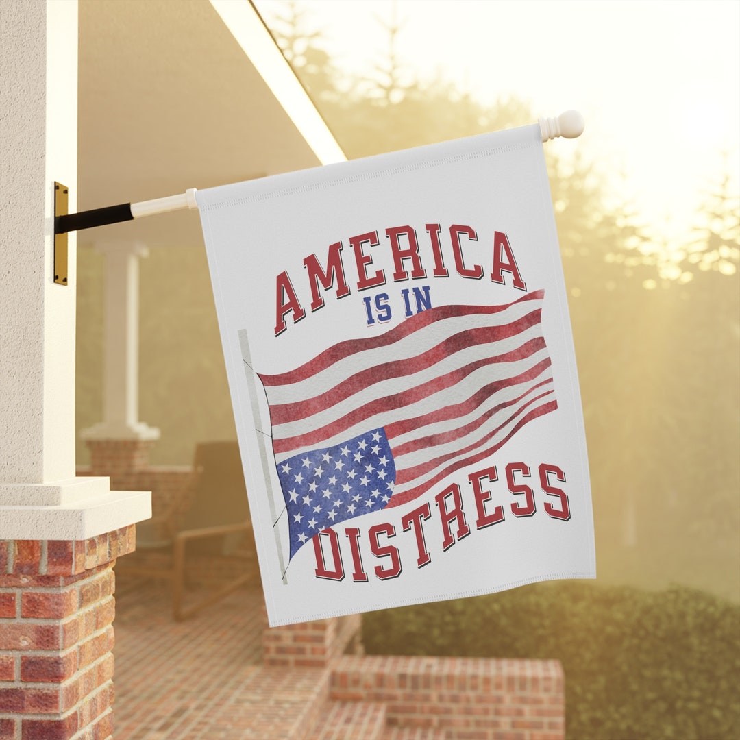 Upside Down Distressed American Flag Protect Our Republic Americana ...