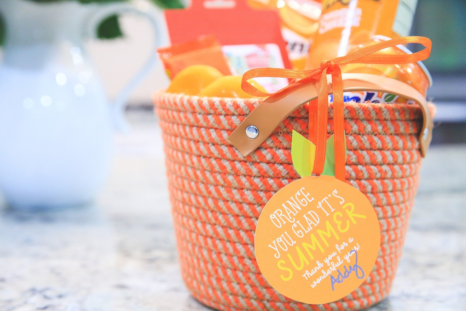 Teacher Appreciation Gift Tag Orange You Glad It's - Etsy