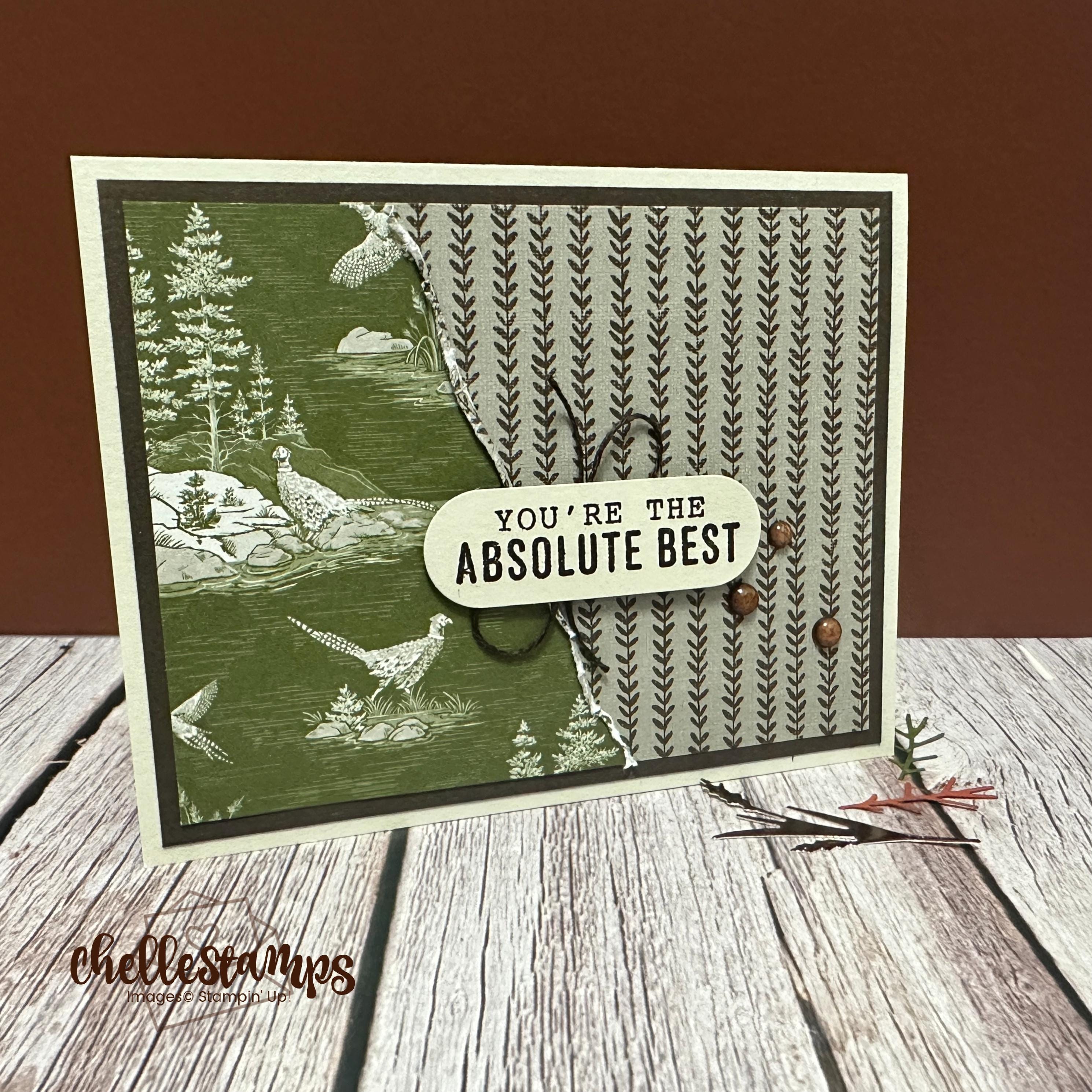 Handmade Autumn/fall Pheasant Theme Greeting Card Set: Birthday ...