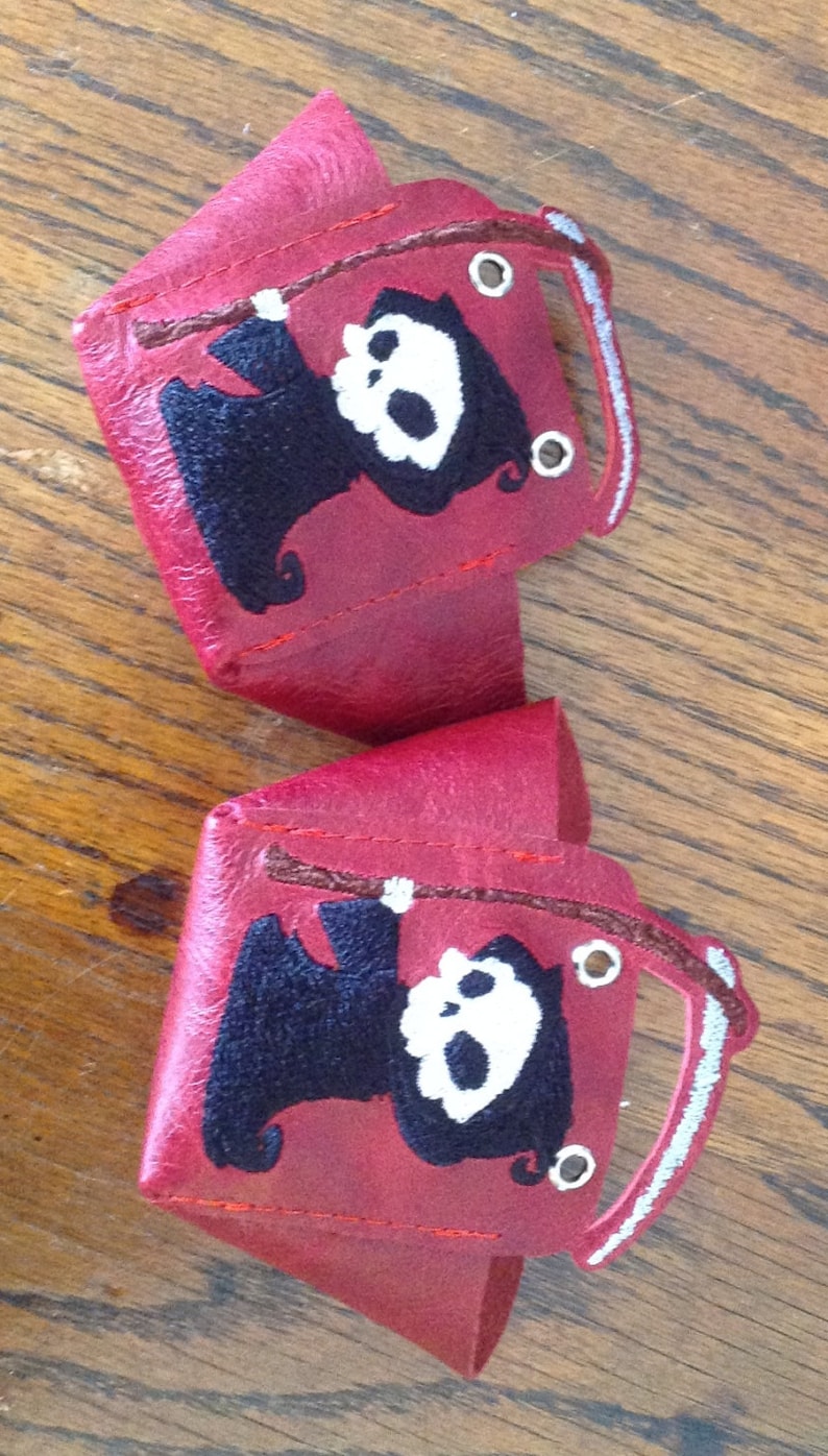 Leather Grim Reaper Roller Derby Toe Guards - Etsy
