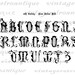 Digital Image Elegant Alphabet Printable Fancy Italian Alphabet Letters ...