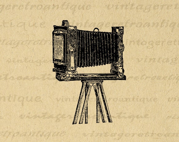 Printable Image Antique Camera Graphic Digital Art Download | Etsy