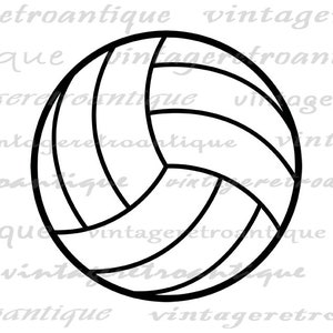 Volleyball Graphic Image Printable Download Sports Digital Icon Sports ...