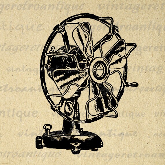 Table Fan Drawing