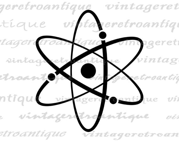 Atom Symbol Clip Art