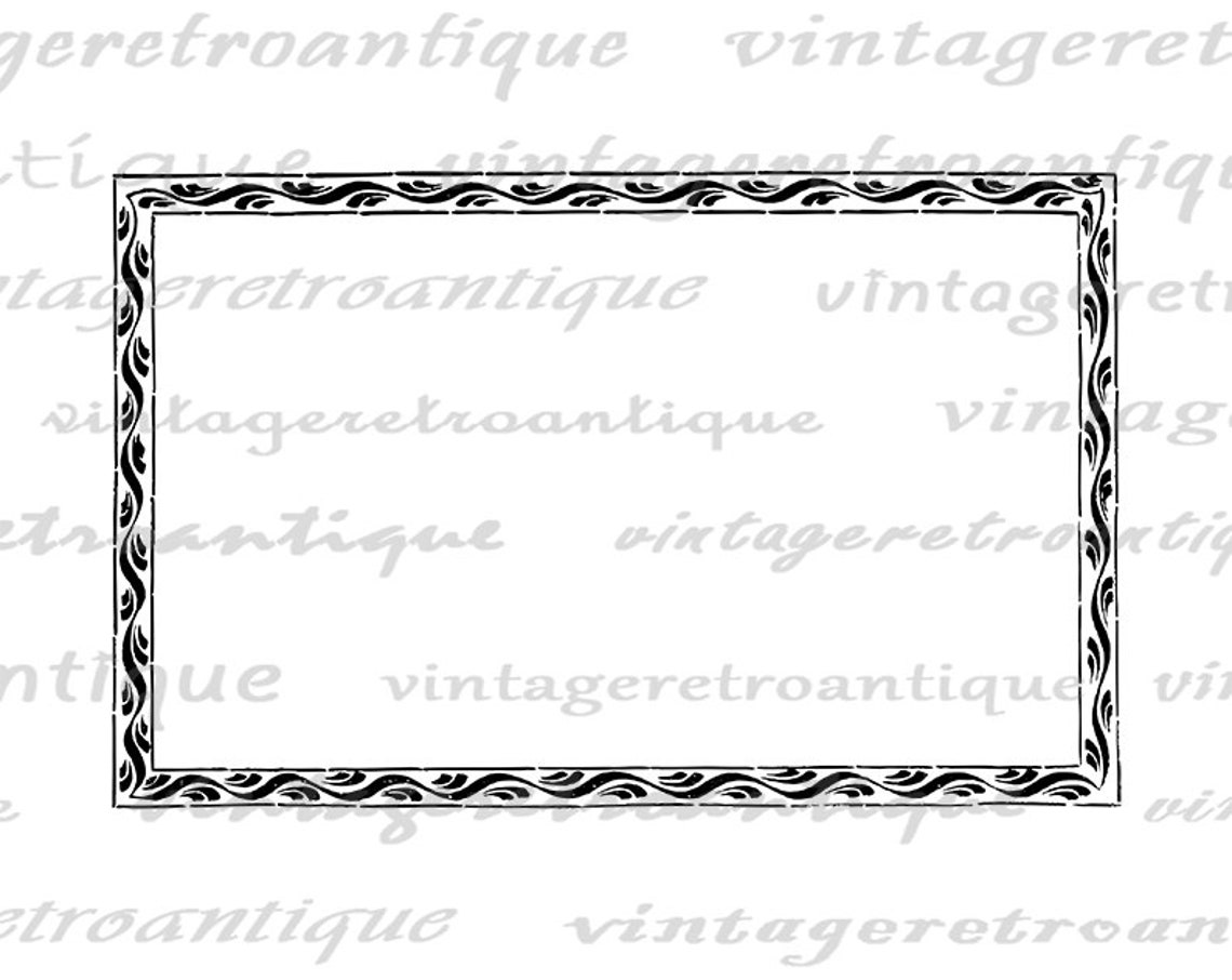 Digital Elegant Frame Design Graphic Image Download Printable - Etsy
