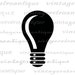 Light Bulb Graphic Digital Printable Light Bulb Image Download Idea ...