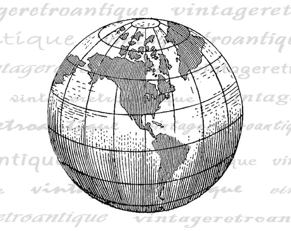 Gray Earth Map