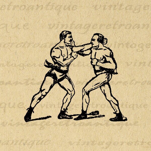 Antique Boxing Prints - Etsy