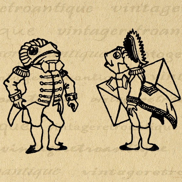 Frog Footman - Etsy