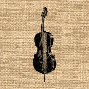 Cello Printable Image Download Music Illustration Graphic Digital ...