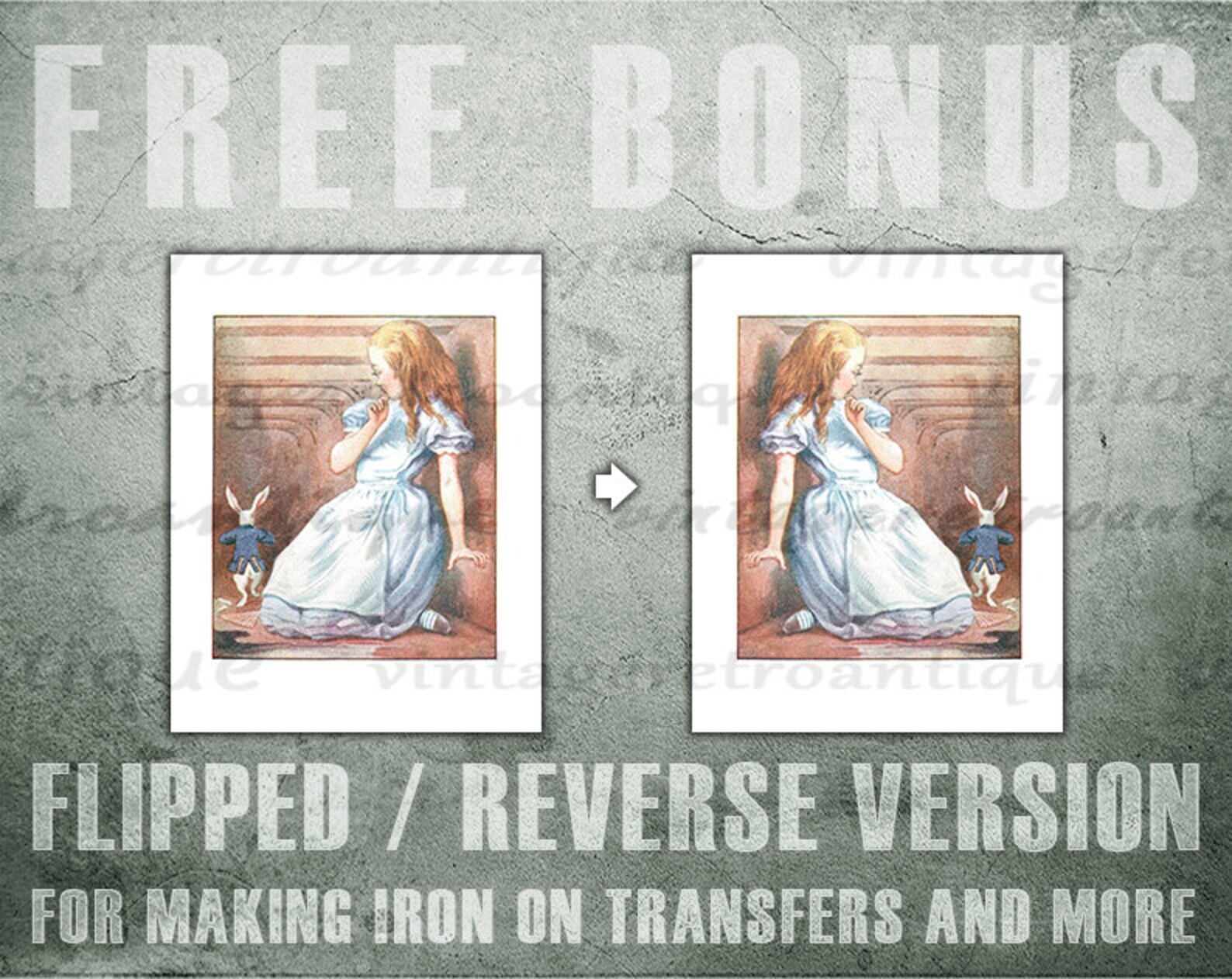 Alice Growing Alice in Wonderland Image Printable Graphic - Etsy