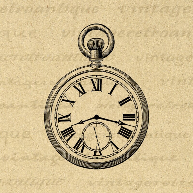 Pocket Watch Svg - Etsy