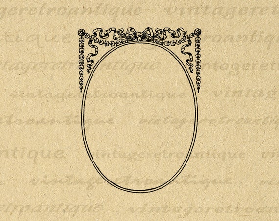 Oval Tattoo Frame