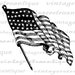 American Flag Digital Image Instant Download Printable Graphic Vintage ...