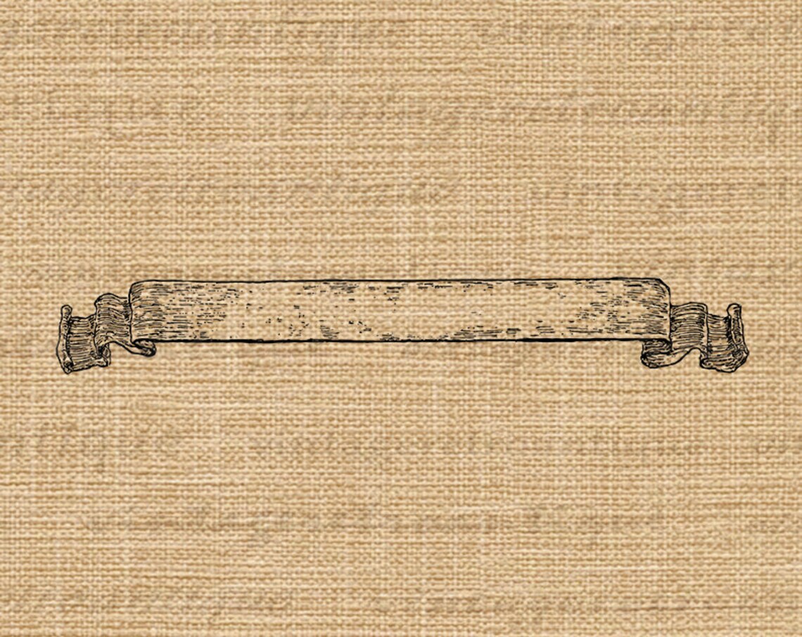 Blank Scroll Script Paper Banner Graphic Image Download - Etsy