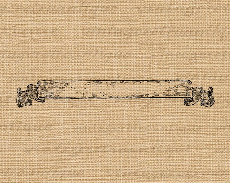 Blank Scroll Script Paper Banner Graphic Image Download - Etsy