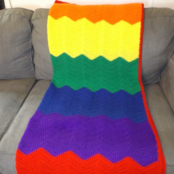 Bright Color Blanket - Etsy