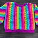 Neon Rainbow Rapper Vintage Style Sweater - Etsy
