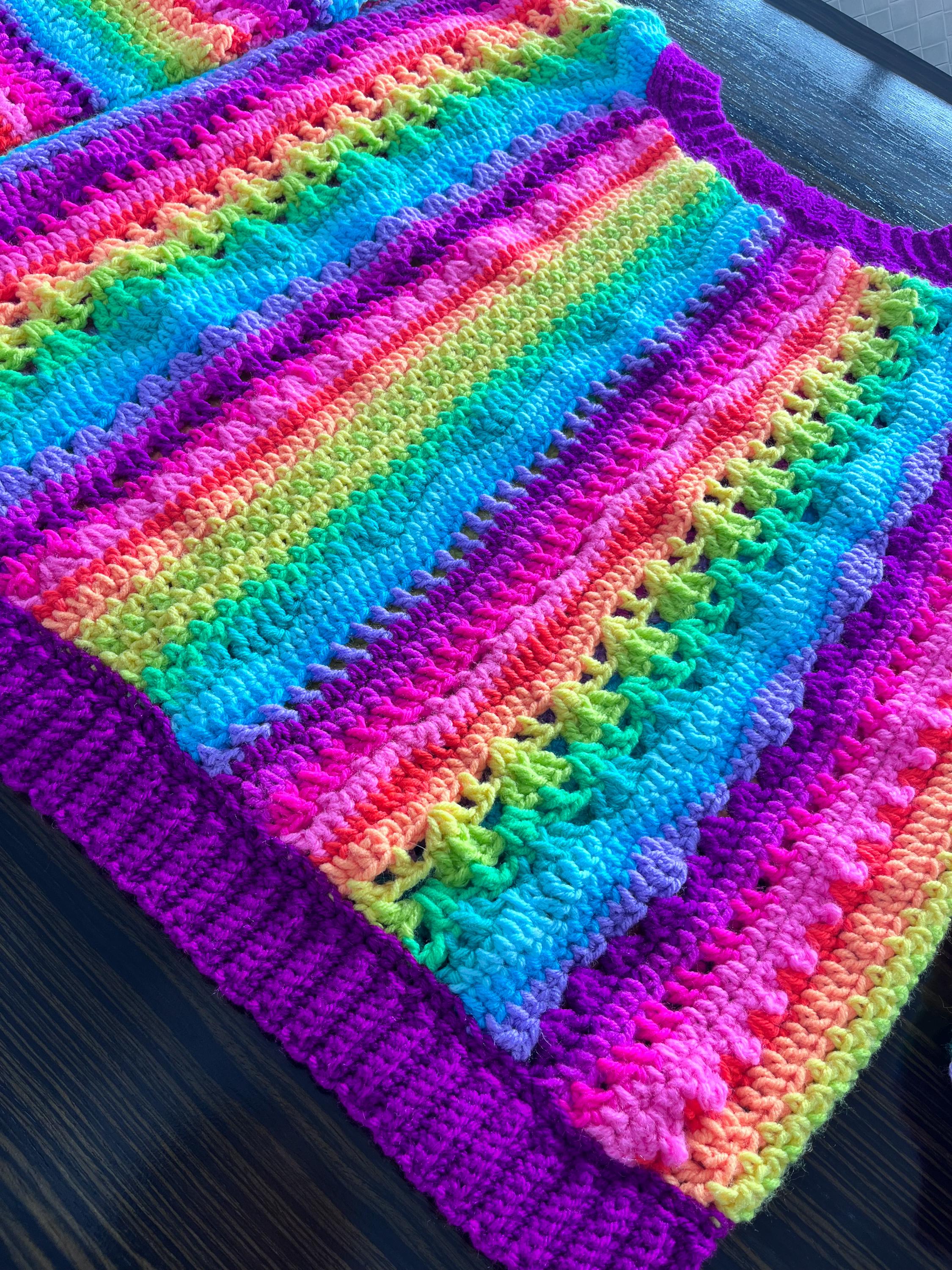 Neon Rainbow Rapper Vintage Style Sweater - Etsy