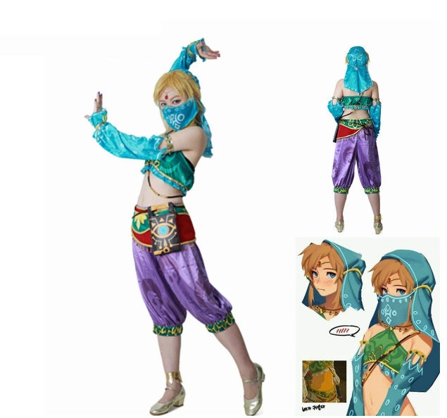 Gerudo Cosplay Costume The Pirates Gerudo Link Cosplay Etsy