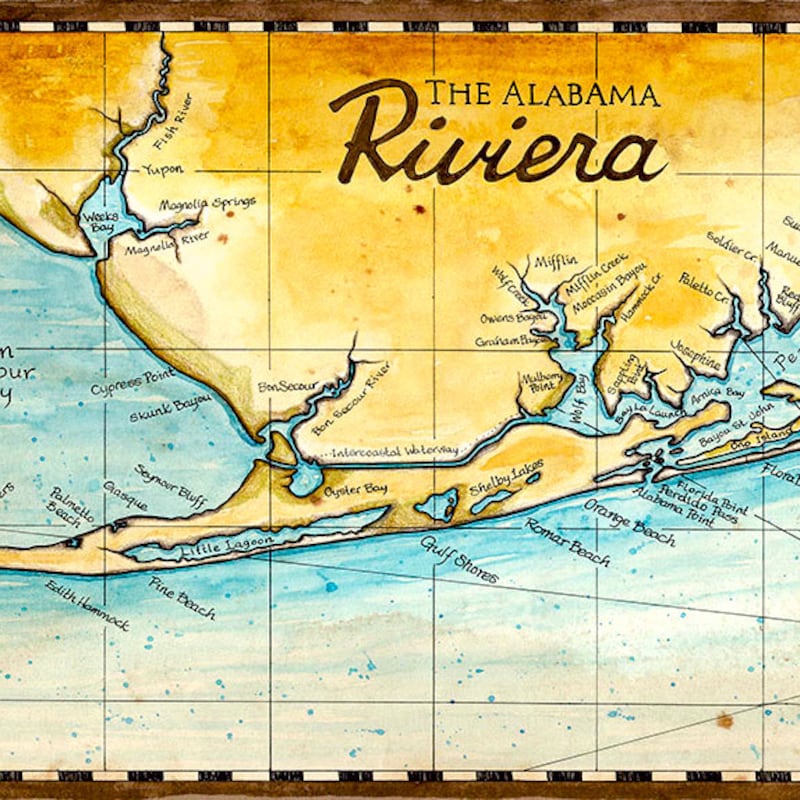 Orange Beach Alabama Prints - Etsy