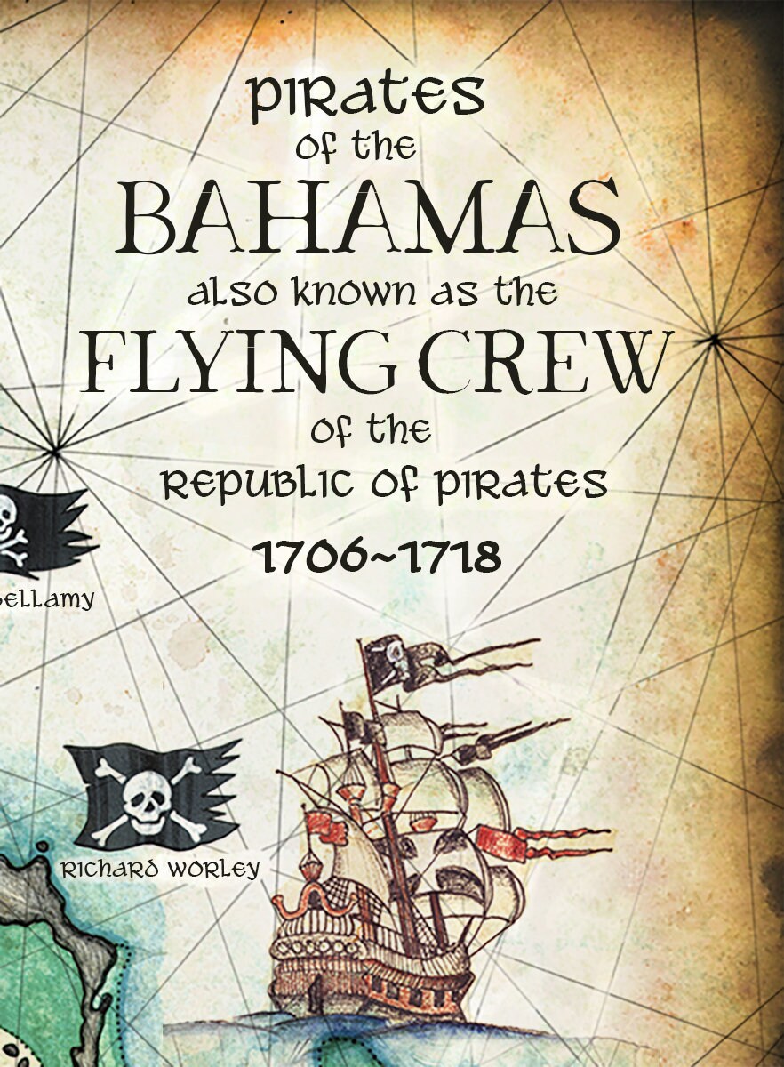 Pirates of the Bahamas 11 X 15 the Flying Gang Pirates | Etsy