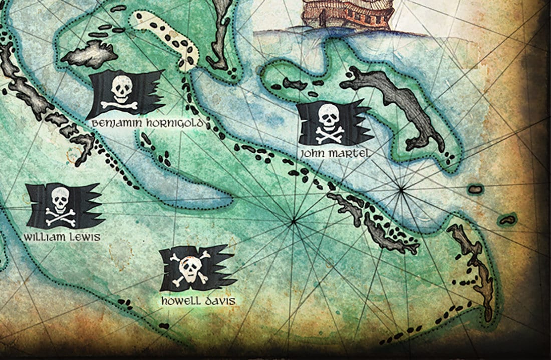 Pirates of the Bahamas - 11 X 15 +; the Flying Gang; Pirates and Their ...