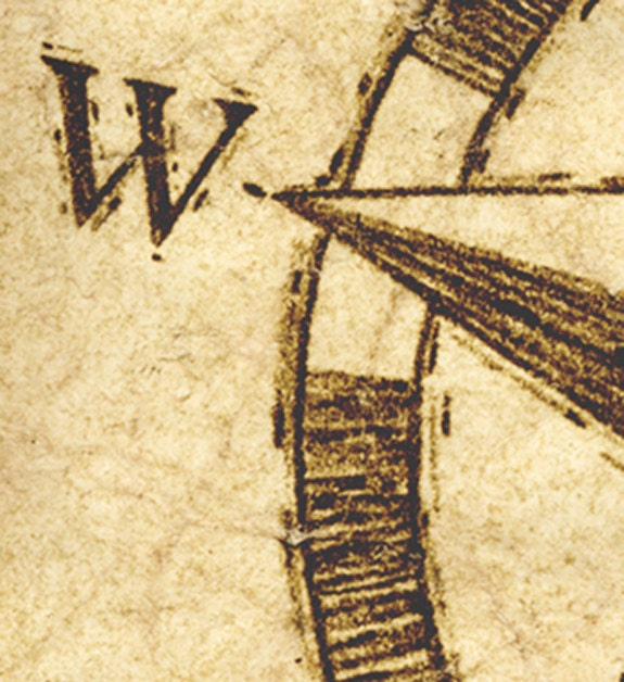 Compass Rose Artwork 11 X 14, Old Maps, Treasure Maps, Compass, Sailing ...