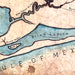 Perdido Bay Map Art C.1819 - 11 X 17 + Perdido Bay - Gulf of Mexico ...