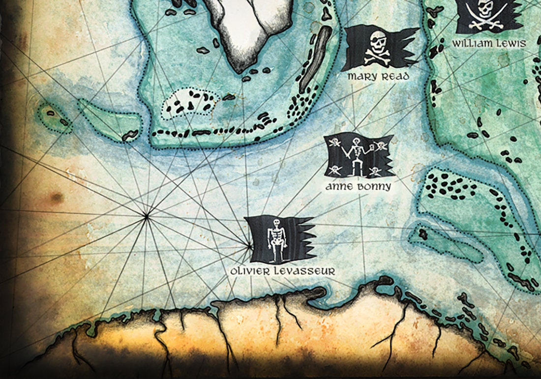 Pirates of the Bahamas - 11 X 15 +; the Flying Gang; Pirates and Their ...